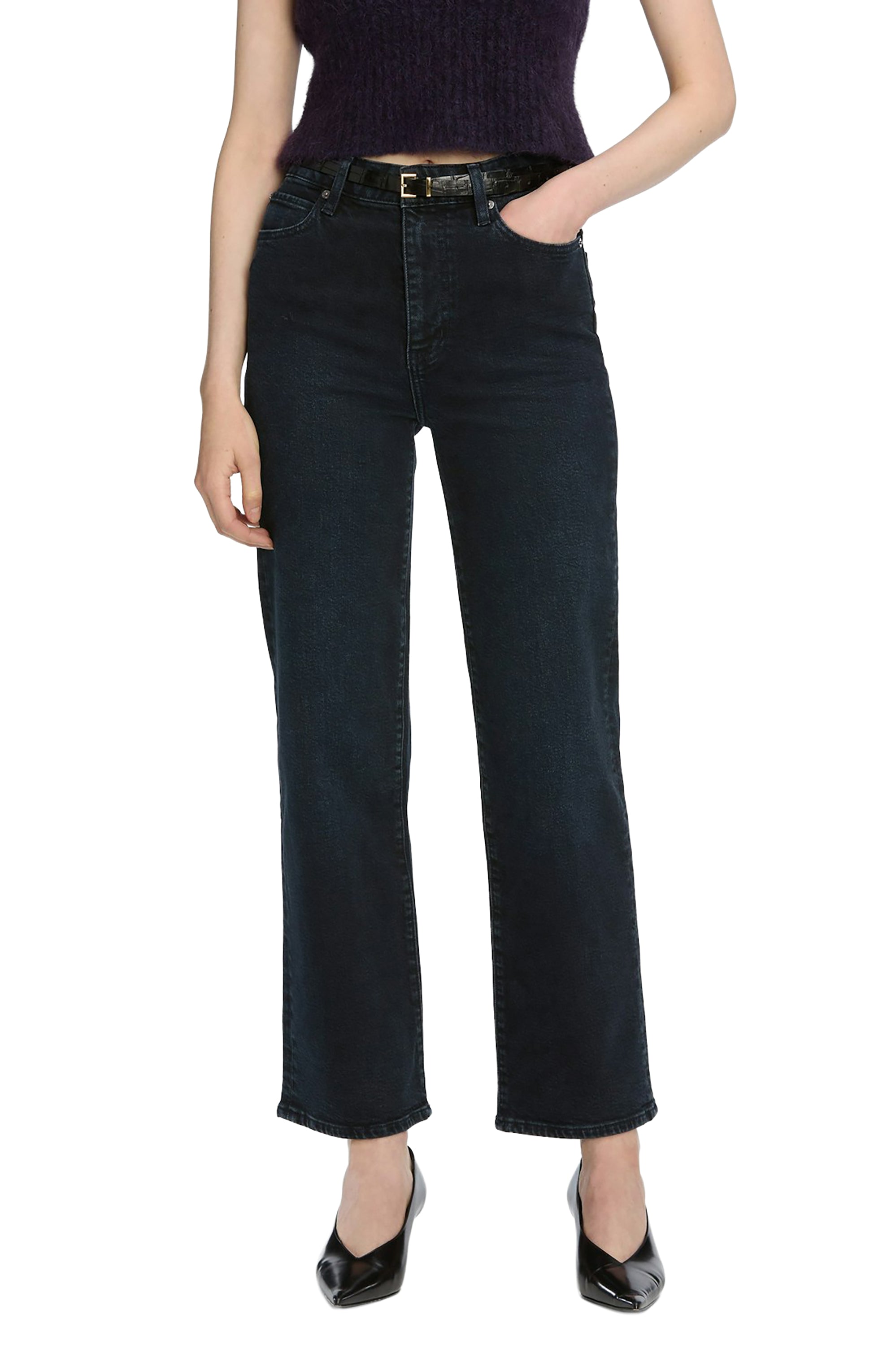 FRAME The Wide Jeans - Untold – FrenchCornerNYC