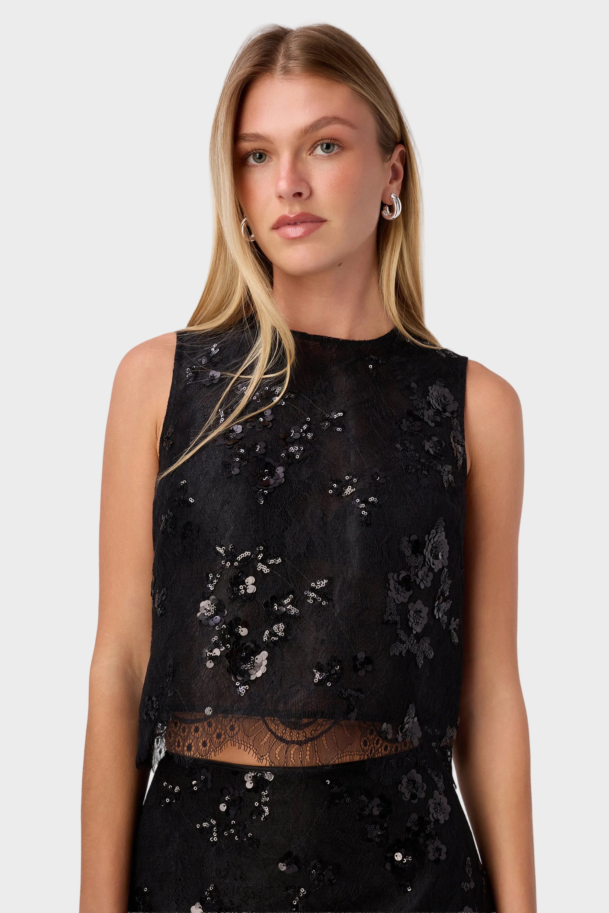 Cami NYC Aracely Sequin Lace Top – FrenchCornerNYC